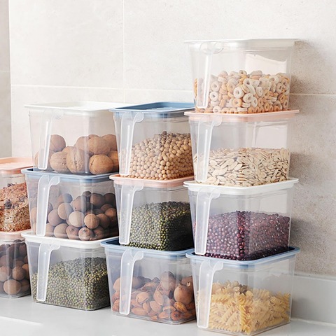 Buy Kitchen Storage Organizer Plastic Food Containers Refrigerator ...