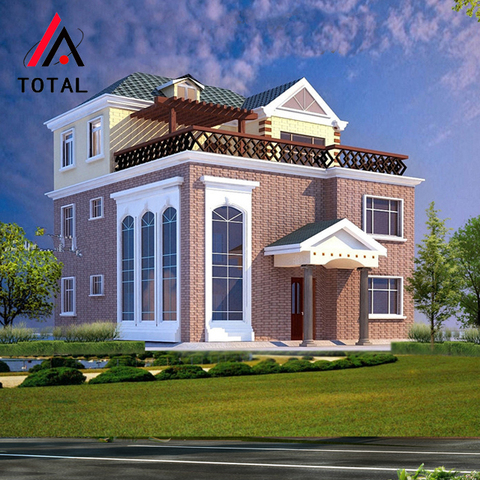 Buy 150m2 Prefab House 3 Bedroom Luxury China Modern European Style ...