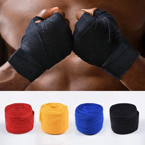 Buy Mma Elastic Professional Cotton Quick Hand Boxing Wraps Bandage ...