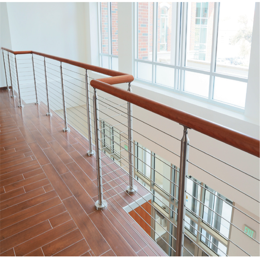 Buy Modern Design Steel Railing Balcony Railing Stainless Steel Cable ...