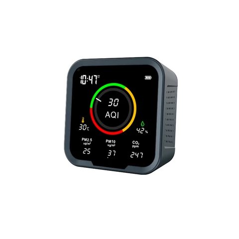 Buy Multi-function Air Monitor Always Detects Aqi Temperature And Humidity Carbon Dioxide Pm2.5 ...