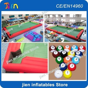 Buy Outdoor Giant Human Inflatable Snooker Pool Table With Snooker ...