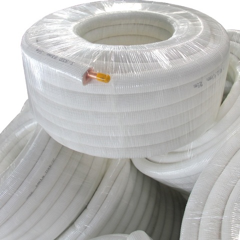 Buy Pair Coil Air Conditioner Split Spare Parts Connecting Insulated ...