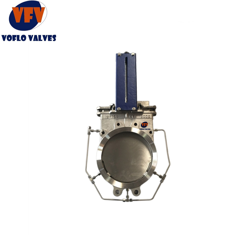 Buy Pn10 Dn50 Non-rising Stem Bidirectional Sealing Knife Gate Valve from Beijing Voflo Valves ...