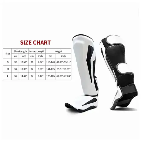 Buy Profession Boxing Ticken Shin Guards Instep Muay Thai Fighting Men ...