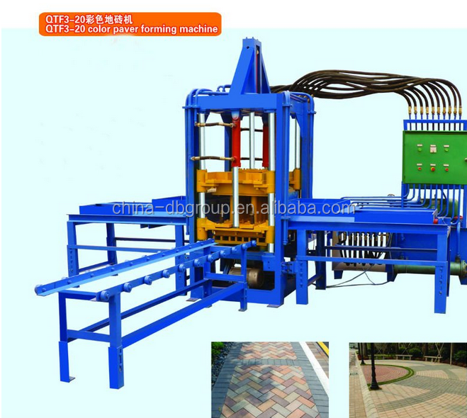 Buy Qt3-20 Automatic Paving Hydraform Brick Making Machine /brick ...