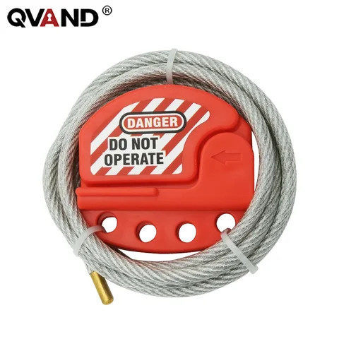 Buy Qvand Adjustable Cable Safety Industrial Locks Lockout Stainless ...