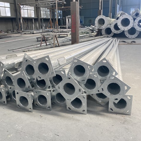 Buy Round Conical Taper Street Lighting Pole/casting Outdoor Street ...