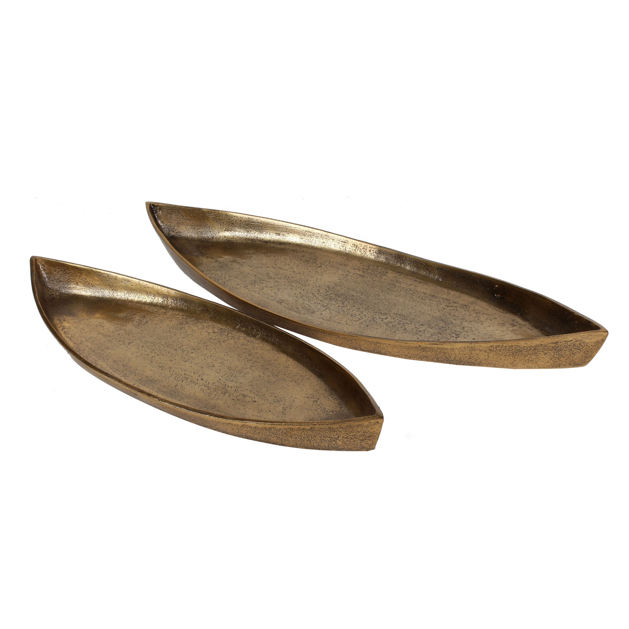 Buy Round Gold Metal Serving Metal Tray Platter In Modern Design Used ...