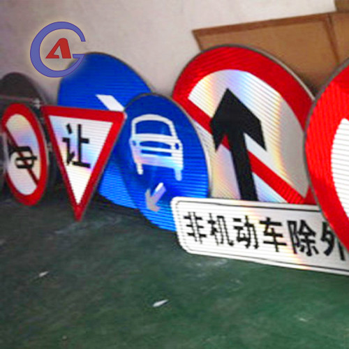Buy Round Octogan Square Safety Traffic Signs Blank With Aluminum ...