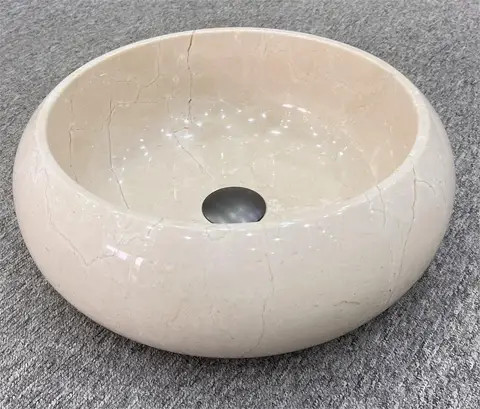 Buy Sago Pine Jade Countertop Sink, Bathroom Vanity Basin Polished ...