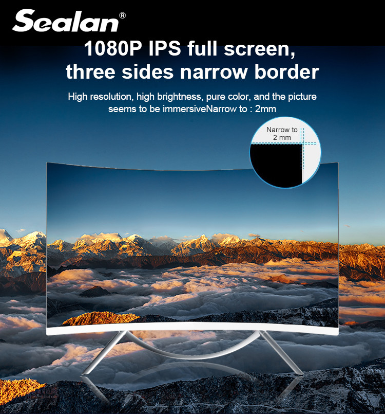 Buy Sealan 27 Inch I7-4960 Best Gaming Desktop Pc Curved Fhd Display ...