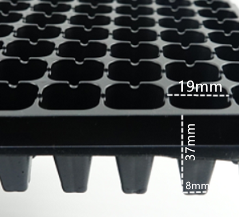 Buy Seed Tray 288 Hole Tray Plastic Nursery Pot Cell Seed Tray Flower ...