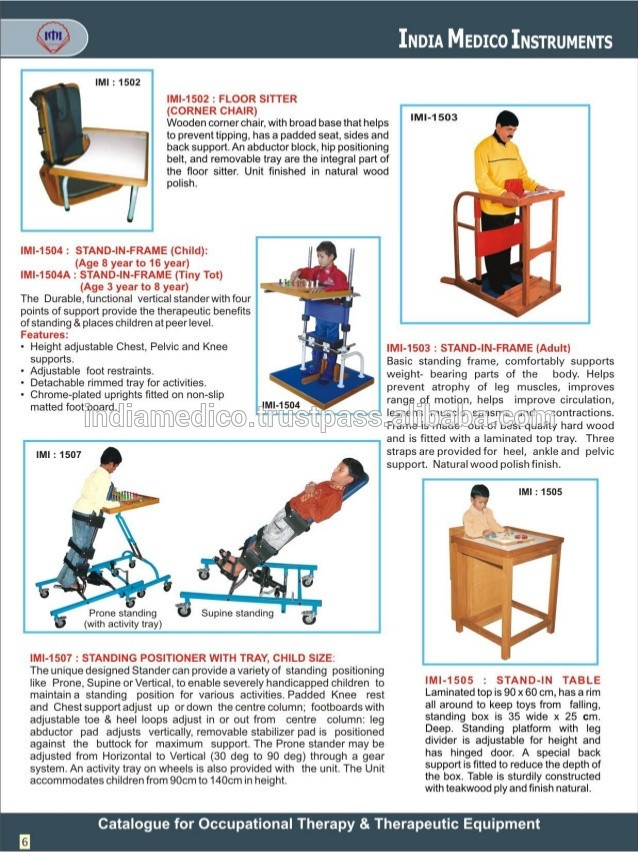 Buy Standing Positioner Physiotherapy Occupational Rehabilitation ...