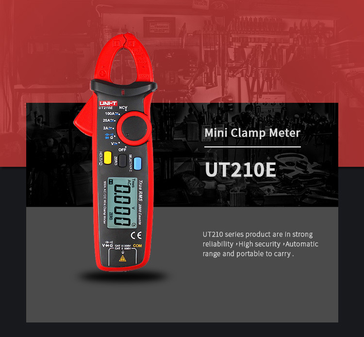 Buy Uni-t Ut210e Clamp Meter Pinza Amperimetrica Vfc Electrical ...