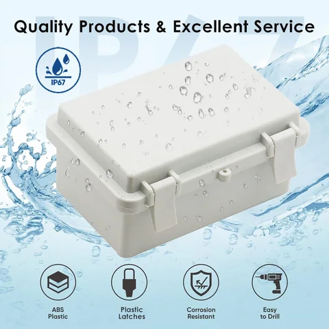 Buy Waterproof Abs Plastic Enclosure Electronics Electrical Enclosures ...