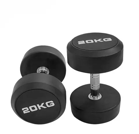 Buy Weights Fixed Gym Dumbbells 10kg 20kg 40kg 50kg Weights Home Round ...