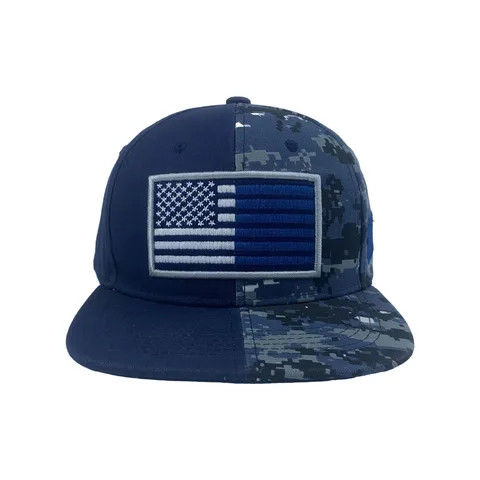 Buy Wholesale 6 Panel Adjustable Flat Brim Two Tone Custom 3d ...