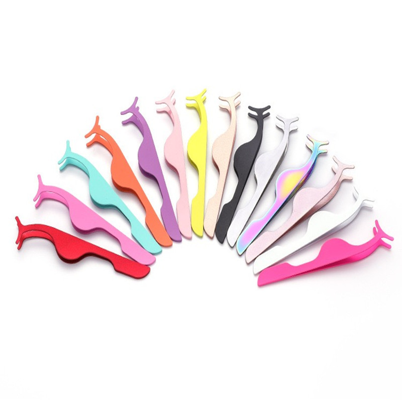 Buy Eyelash Tweezer, Custom Stainless Steel Rose Golden Eyelash ...