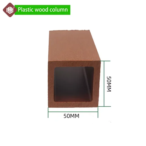 Buy Wood Plastic Composite Slat Outdoor Column Wpc Fence Column Factory ...