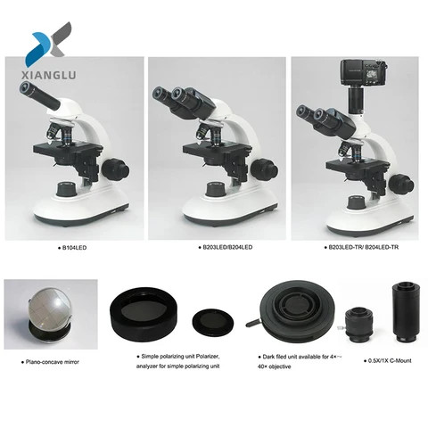 Buy Xianglu Compound Microscope Optics Microscope For Lab Digital ...