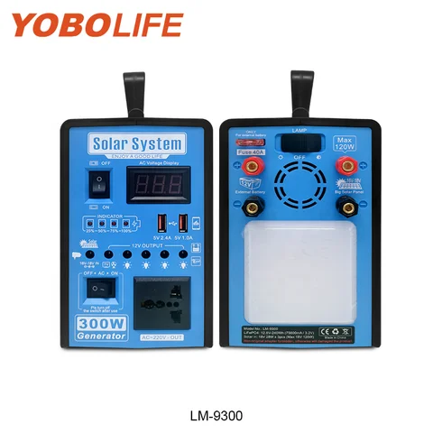 Buy Yobolife Solar Home Lighting System Solar Mini Kit 300w Solar ...