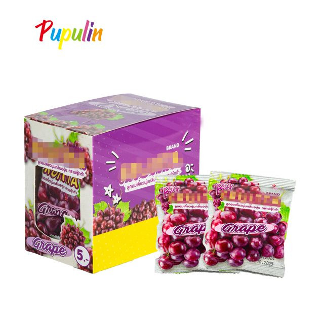 Buy Mini Chewy Candy 18g Series Grape Flavor from Guangdong Bailin Food ...