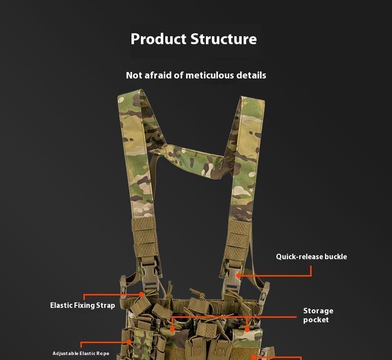 Buy Multi-functional Tactical Chest-mounted Vest, Outdoor Camouflage ...