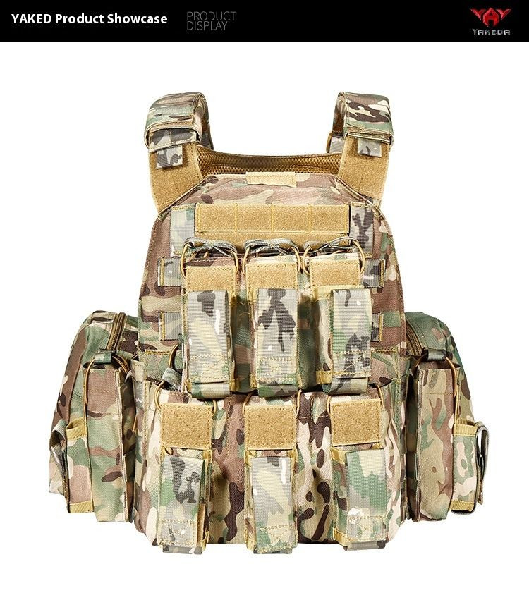 Buy Tactical Outdoor Vest, Multi-functional Camouflage Tactical Vest ...