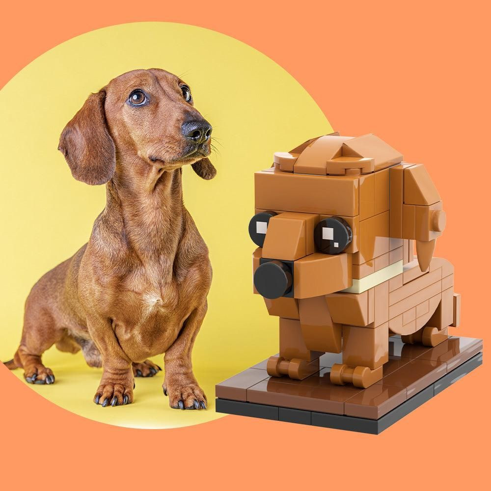 Buy Lego Compatibility Fully Body Customizable 1 Dog Photo Custom Brick ...