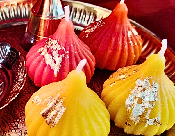 Buy Modak Festival Candles from India Handicraft Export, India ...