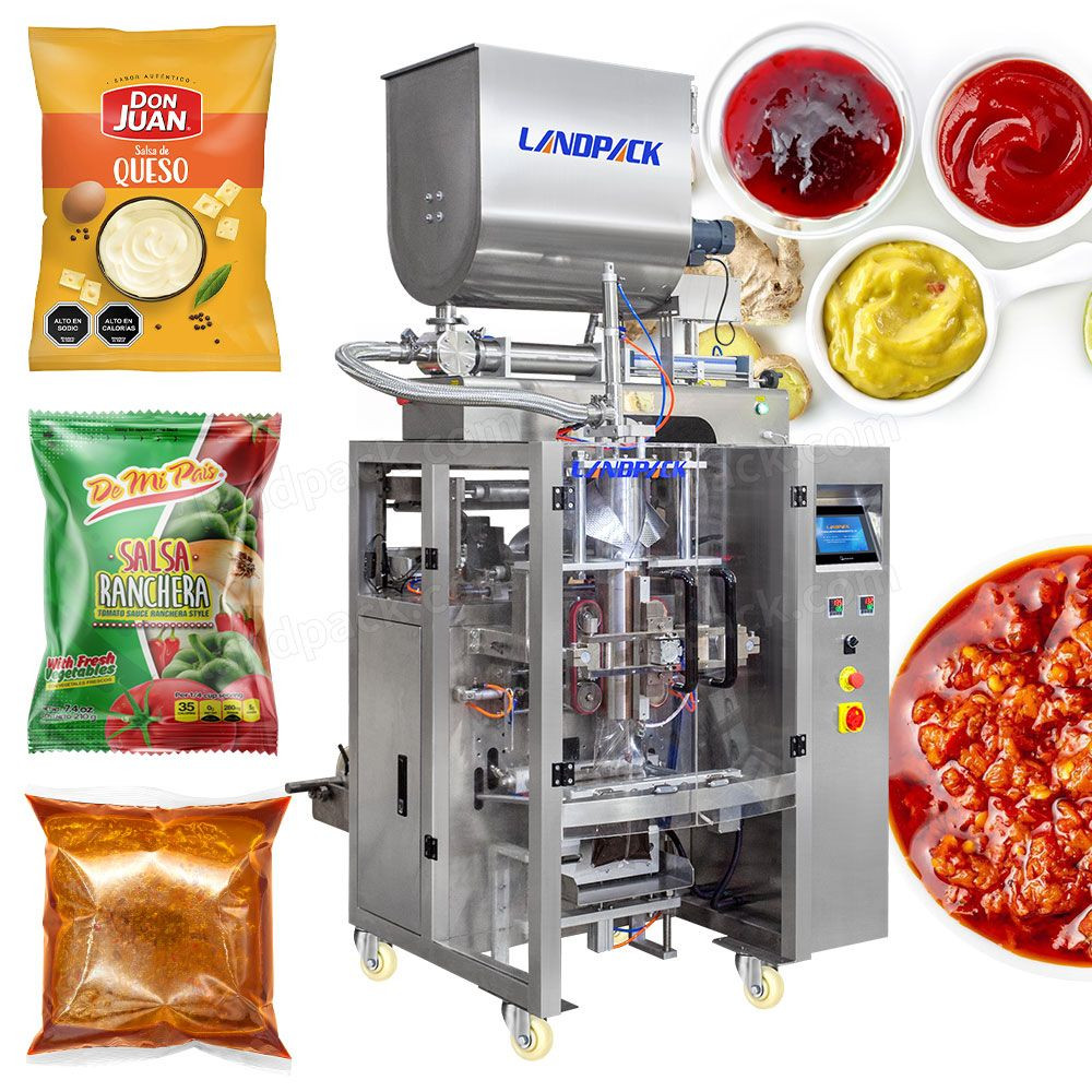 Buy Automatic Thick Liquid Sauce Paste Pouch Bag Vertical Packaging ...