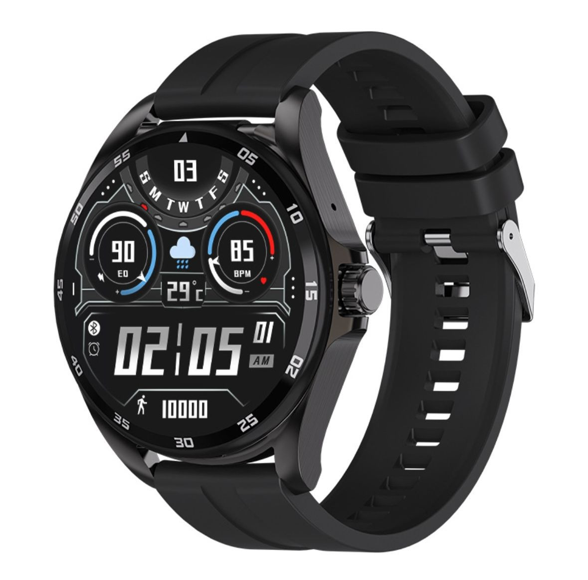 Buy Black Multi-function Smartwatch from Youying Electronics Co.,Ltd ...