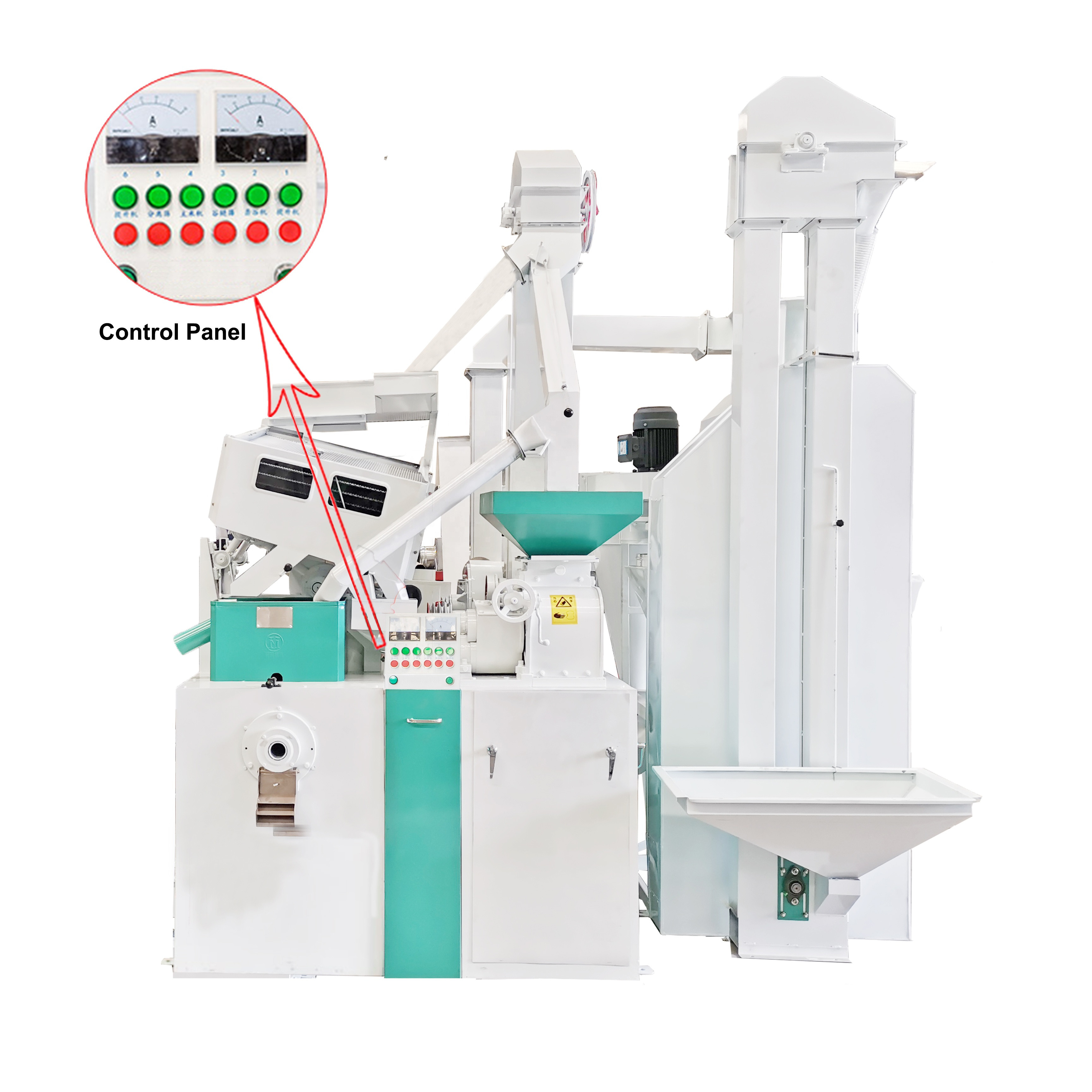 Buy 1 Ton Per Hour Compact Rice Mill Plant Combined Rice Milling ...