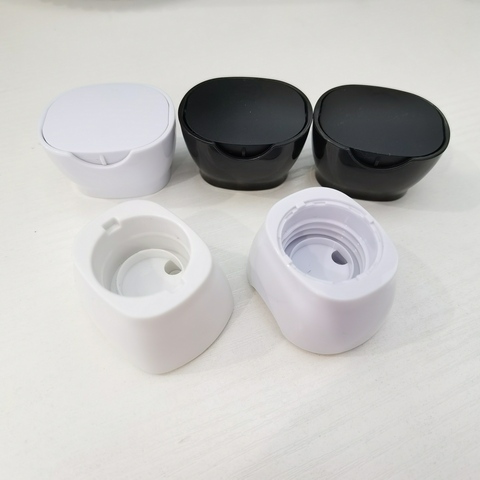 Buy 24/410mm Silver Metalized Plastic Disc Top Caps Lock Type Pressed Caps With Silver Golden ...