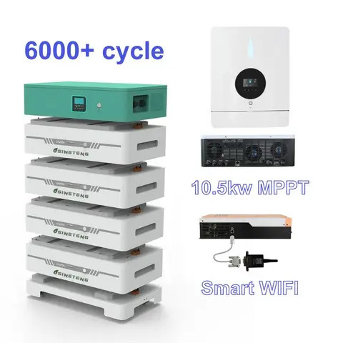 Buy 30kwh Solar Energy Storage System With 10.5kw Solar Hybrid Inverter ...