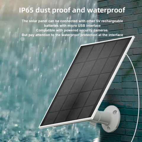 Buy 3w 5w Small Mini Size Solar Panel 5v Output With 3m Cable Type C ...