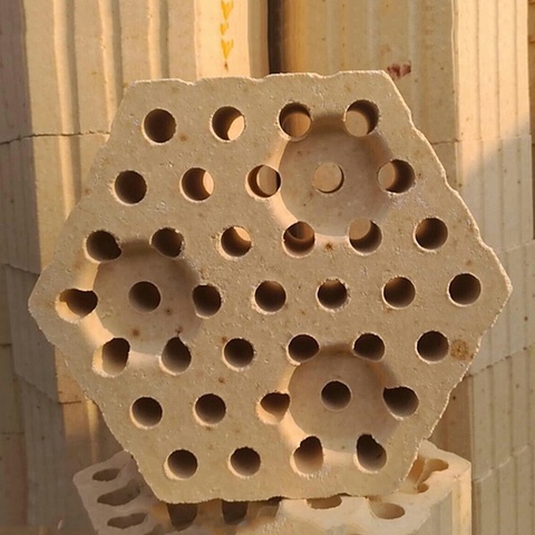 Buy 7 Holes 17 Holes High Alumina Checker Brick Refractory Checker ...