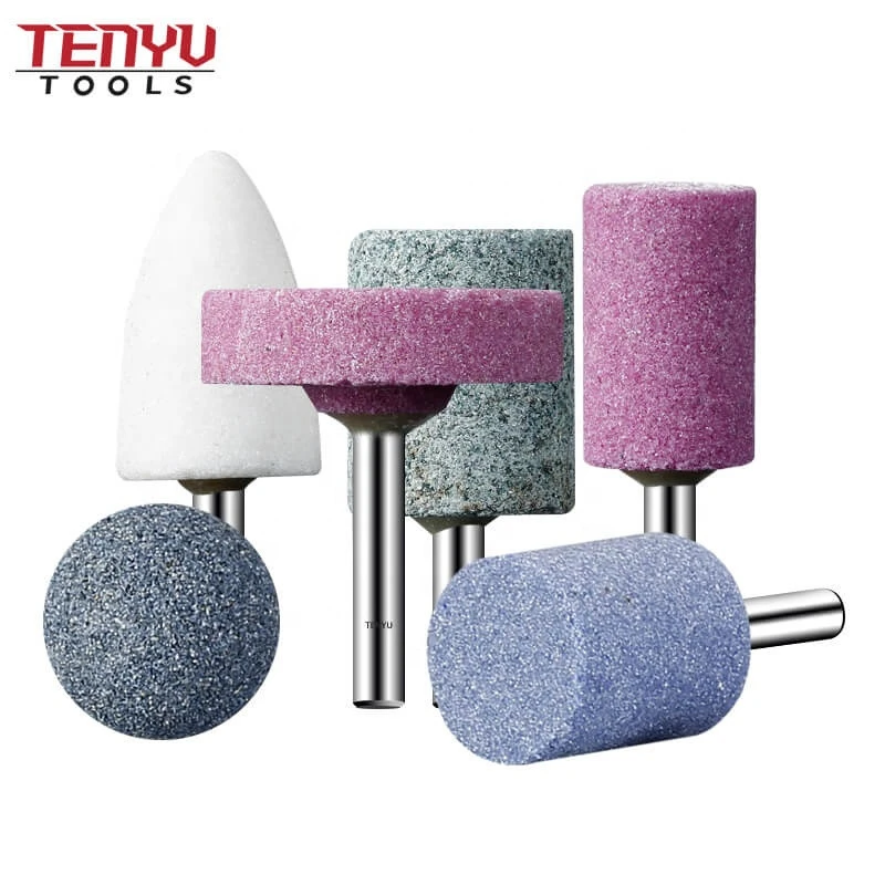 Buy Abrasive Mounted Stone Rotary Tool Grinding Wheels Bit Set For ...