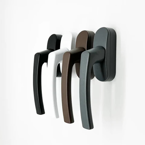 Buy Aluminum Door Lock Handle Window Door Accessories Flat Casement ...