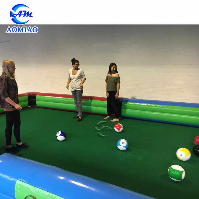 Buy Attractive Inflatable Snooker Ball Game Playground Soccer Pool ...