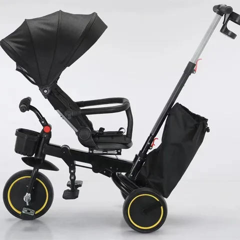 Buy Baby Tricycle For 1-6-year-old Kids Can Lie Down Or Sit Folding ...