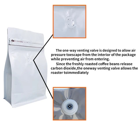 Buy Bio Pla Biodegradable Coffee Beans Packaging Bags 250g 500g 1kg ...