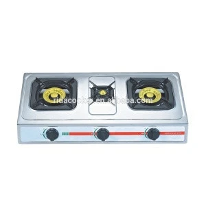 Buy China Manufacturer 3 Burner Cooktop Cast Iron Burner Table Top Gas ...