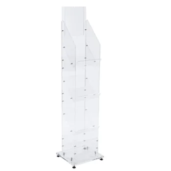 Buy Clear Acrylic Floor Standing Magazine Rack from Dongguan Bevis ...