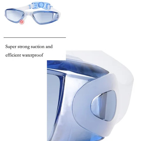 Buy Comfortable Wide Vision Swimming Goggles With Plastic Packing Box ...