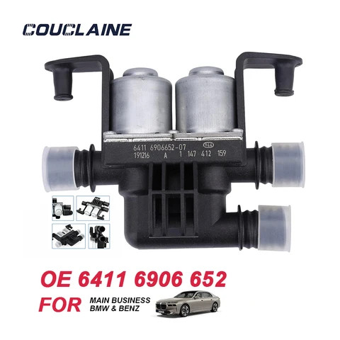 Buy Couclainenew A/c Heater Control Valve For Bmw E60 E61 E63 E64 E53 ...