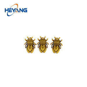Buy Custom Bee Insect Shape Design Metal Rivets Gold Finished Rivets ...