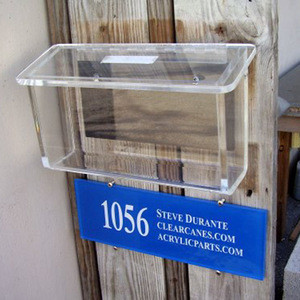 Buy Custom Made Home Acrylic Mailbox,clear Acrylic Mailbox With Lock ...