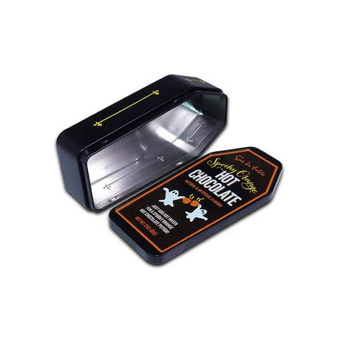 Buy Customized Black Irregular Shape Food Grade Chocolate Tin Metal ...